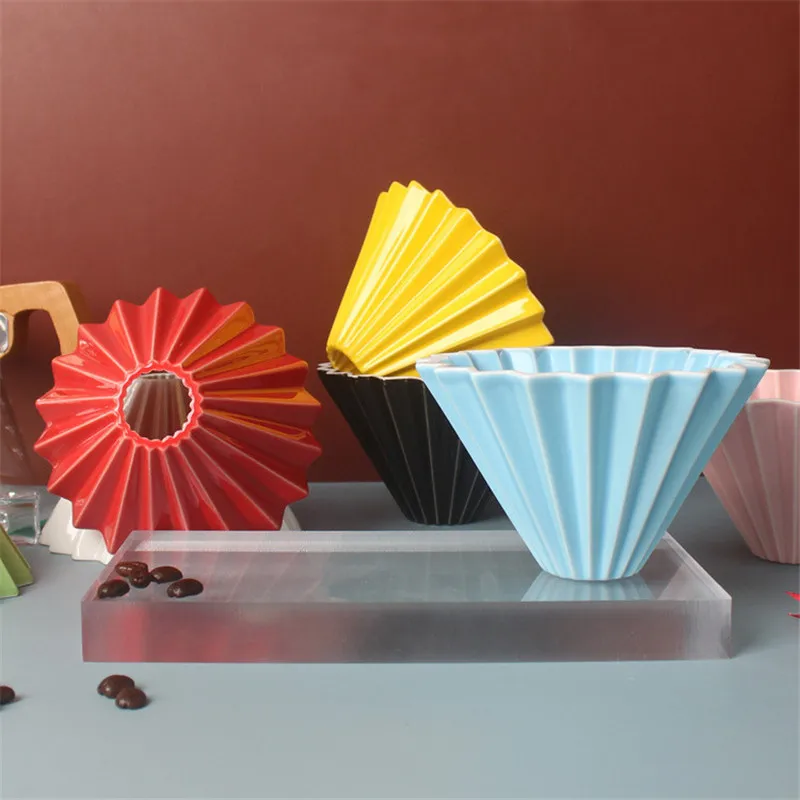 Hand-held-Coffee-Filter-Cup-Reusable-Ceramic-Origami-Filter-Cup-Coffee ...