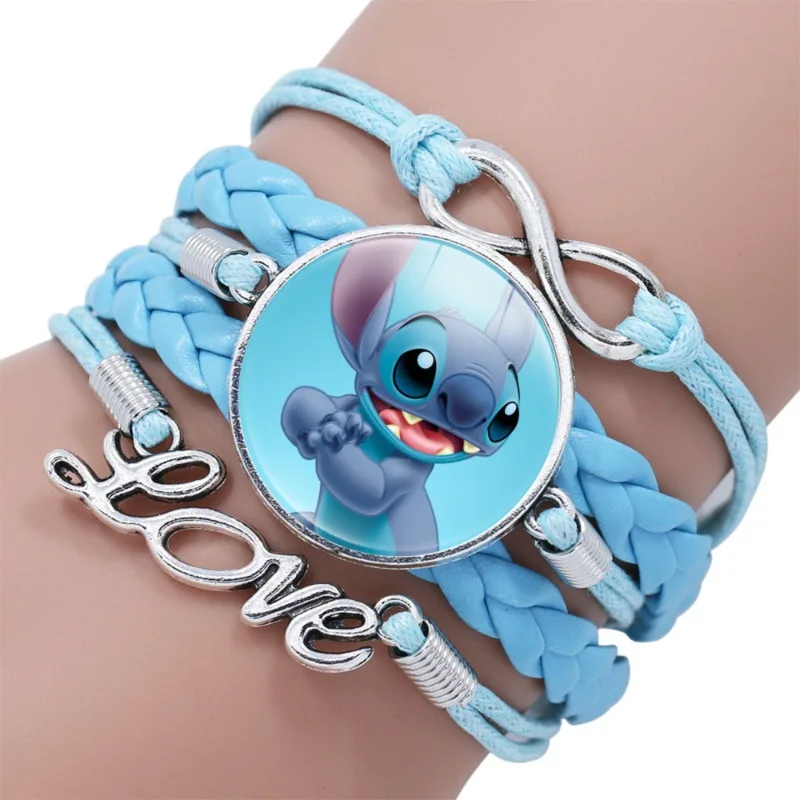Disney-Stitch-Bracelet-Cartoon-Lilo-Stitch-Anime-Figures-Print-Cute ...