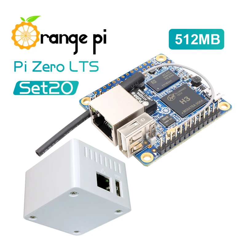 Orange-Pi-Zero-LTS-512MB-White-Case-Allwinner-H3-SoC-Open-Source-Mini ...