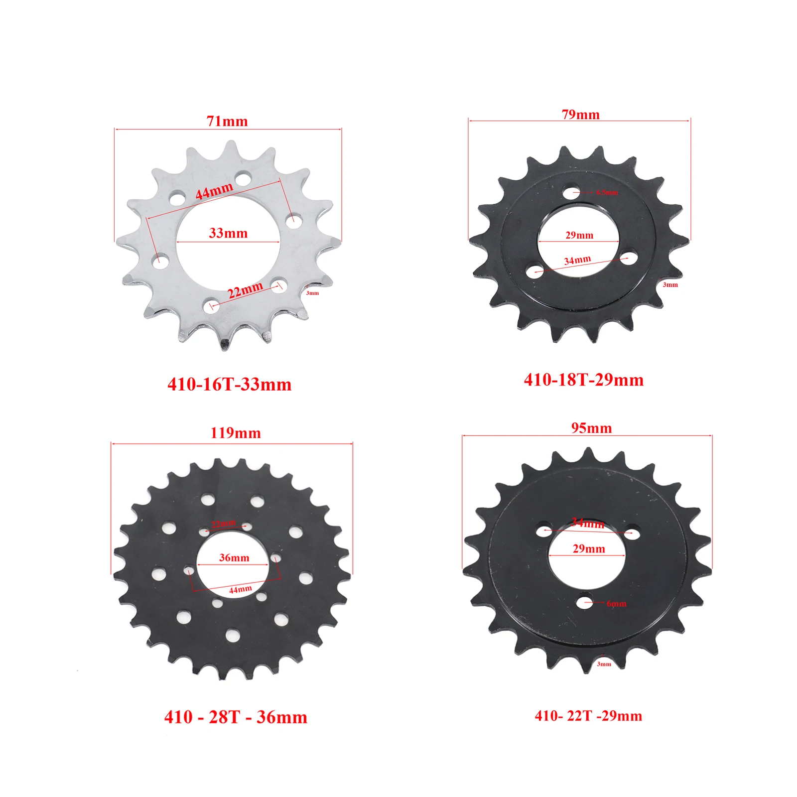 Motorcycle-410-Chain-Plate-16T-18T-22T-28T-Sprocket-18-22-Tooth ...