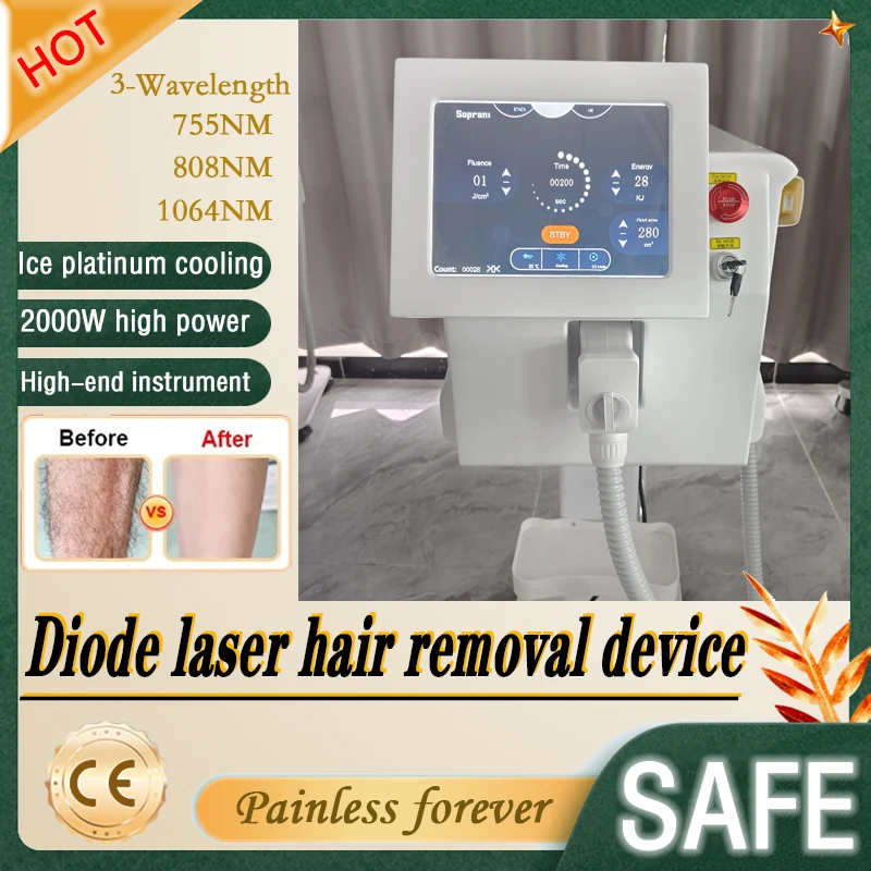 High-end-Depiladora-Laser-Diode-Laser-Painless-Hair-Removal-Machine ...