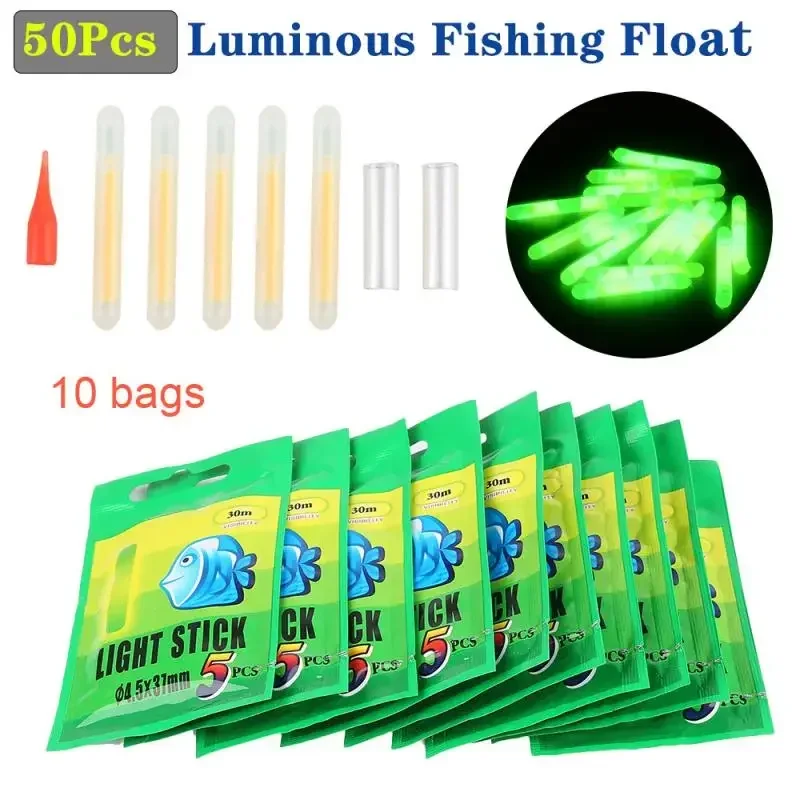 5Pcs-50Pcs-Luminous-Fishing-Float-Fireflies-Fishing-Float-Fluorescent ...