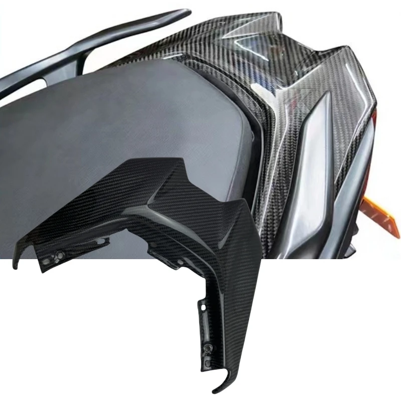 Motorcycle-Real-Carbon-Fiber-Upper-Rear-Tail-Light-Cover-Fairing-for ...