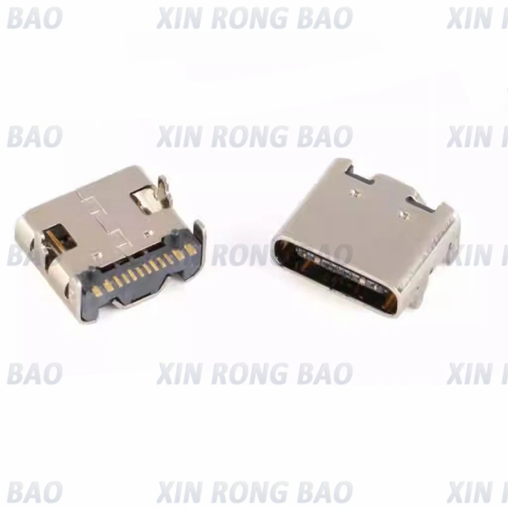 Type C USB Connector Female Charging Port Jack 16 Pin Type-C Socket PCB ...