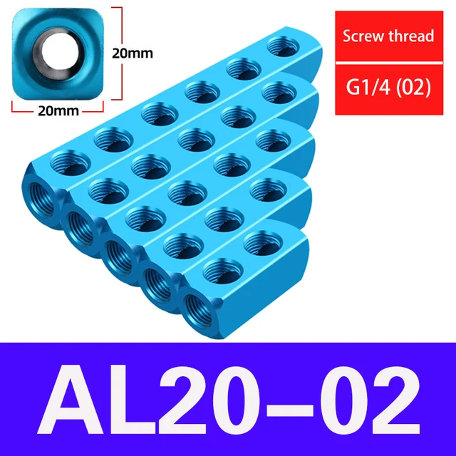 Air distribution block multi-pipe air distribution exhaust AL SY air ...