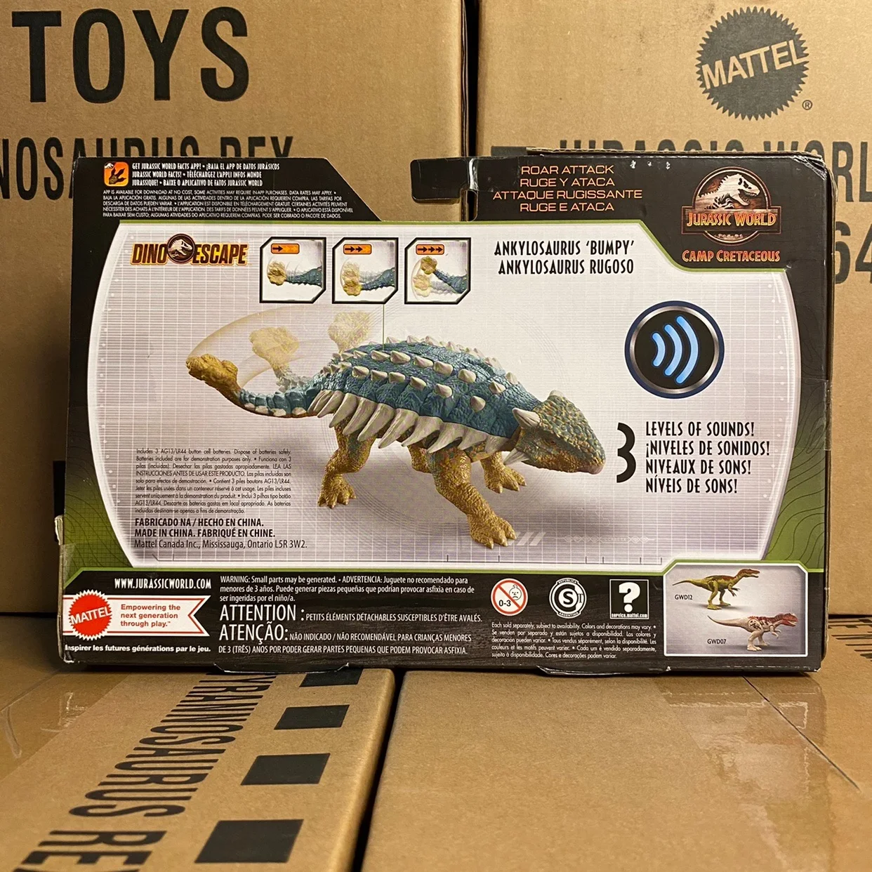 Jurassic Park Ankylosaurus Toy