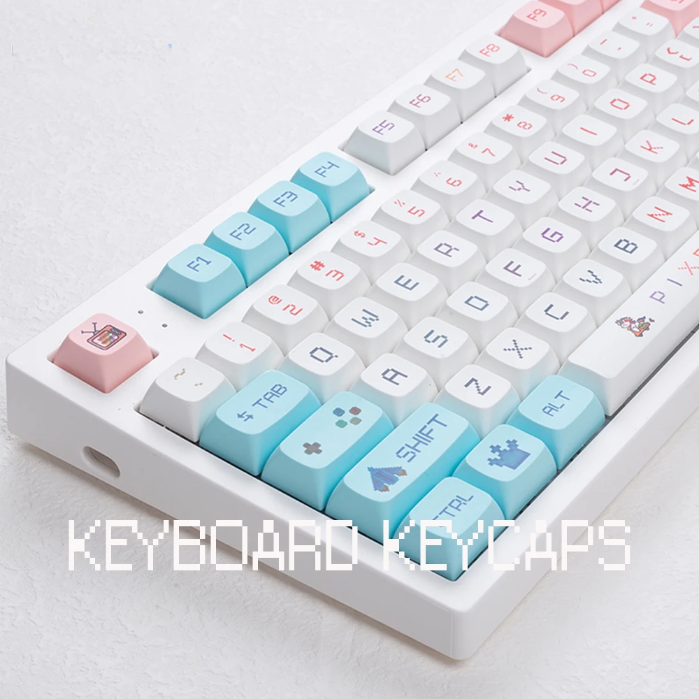 Pixel Wars Theme XDA Profile Keycaps 125 Keys Sublimation PBT Keycaps ...