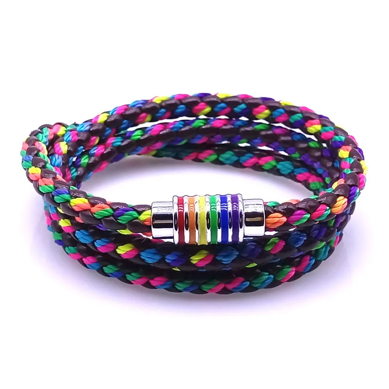 High-Quality-Braided-Clasp-Leather-Bracelet-Men-Classic-Fashion-Magnet ...