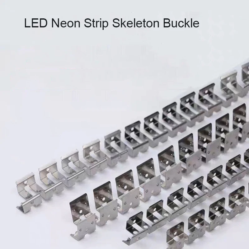 Bendable LED Neon Strip Skeleton Flexible Silicone Strip Stainless ...