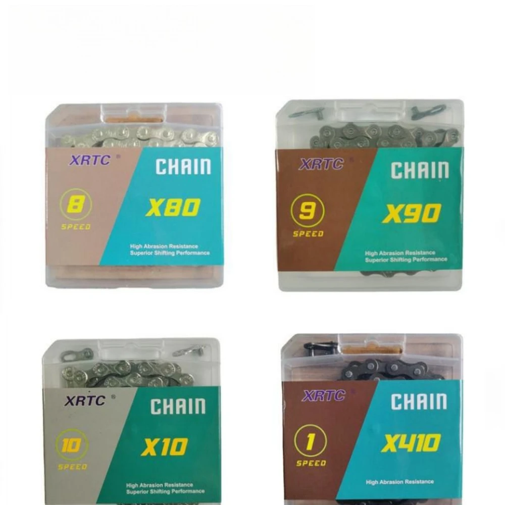 XRTC 6,7,8/9/10 Speed 116 Links Bicycle Chains (1/2x3/32-Inch,1/2x11 ...