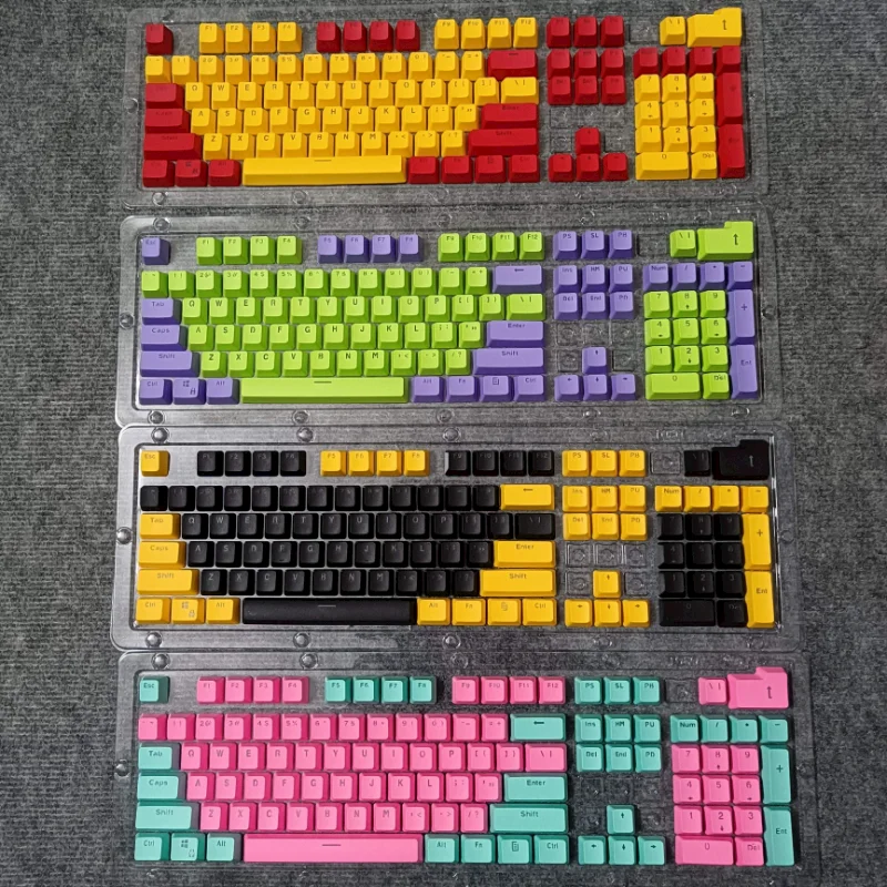 Good-Pbt-Oem-Keycaps-61-87-104keys-Custom-RGB-Player-Backlit-Double ...