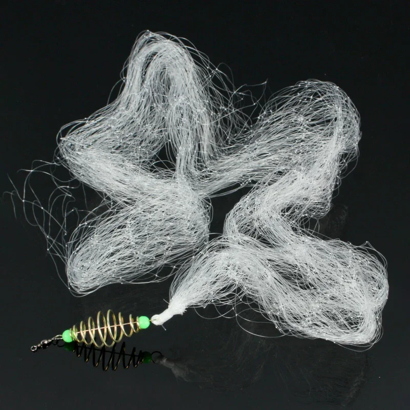 2PCS-Fishing-Net-Trap-Mesh-Luminous-Bead-Netting-Sea-Fish-Net-Tackle ...
