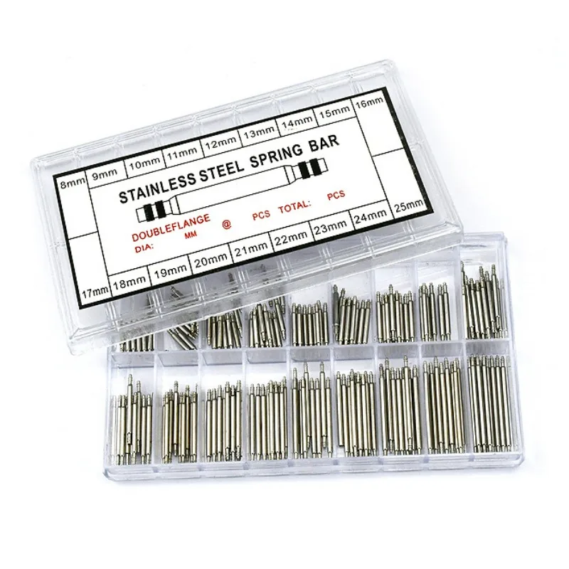 360PCS-Box-8-25mm-Stainless-Steel-Watch-Band-Repair-Tool-Spring-Bar ...