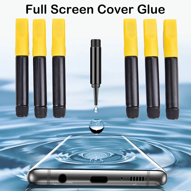 3Pcs 5Pcs 8Pcs Tempered Glass UV Liquid Glue Adhesive For All Mobile ...