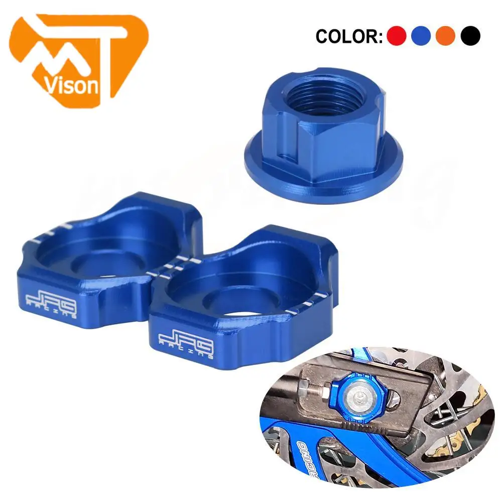 Motorcycle-Rear-M12-1-25P-Axle-Nut-Bolt-Chain-Adjuster-Axle-Block-For ...