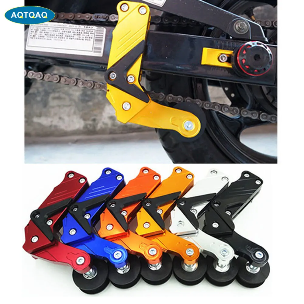 1Pcs Universal Aluminum Motorcycle Chain Tensioner Adjuster Roller ...