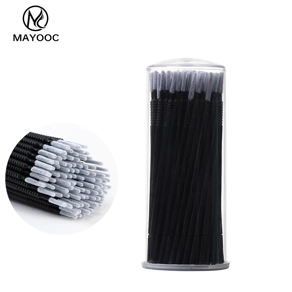 50-100pcs-Disposable-MicroBrush-Eyelashes-Extension-Individual-Lash ...