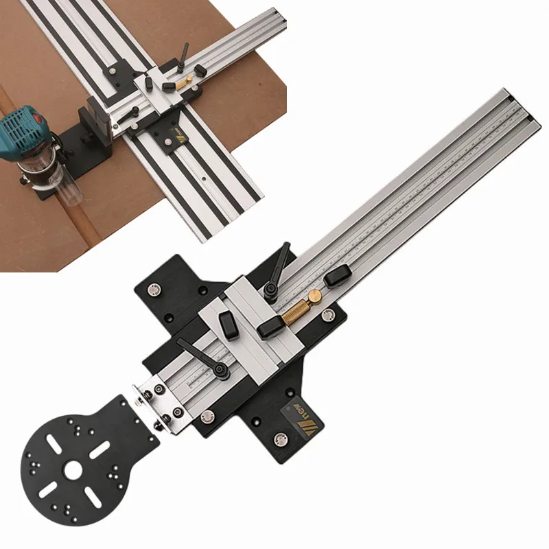 Wood-Router-Slotting-Guide-Rail-Linear-Slide-Orbit-Woodworking-Circle ...