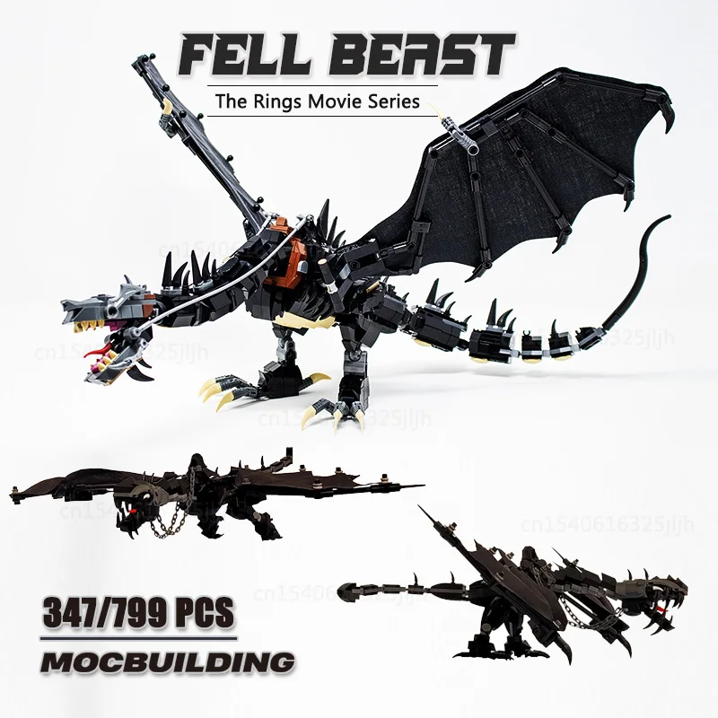 Fell-Beast-MOC-Building-Blocks-Creative-Display-Model-Technology-Bricks ...