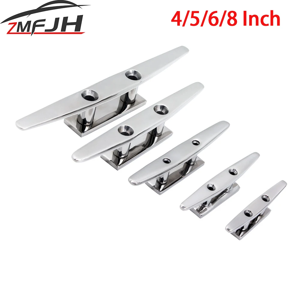 AD-4-5-6-8-316-Stainless-Steel-Polished-Combo-Mooring-Cleat-2-Hole ...