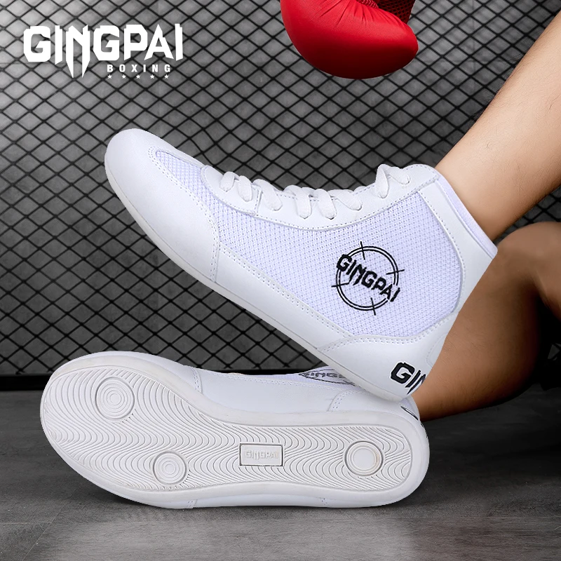 GINGPAI Wrestling Shoes Professional Boxing Shoes Men's Training Shoes ...