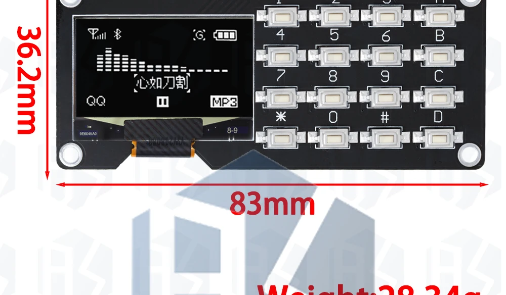 OLED-дисплей 0,96/1,3 дюйма Baishundianzi | AliExpress