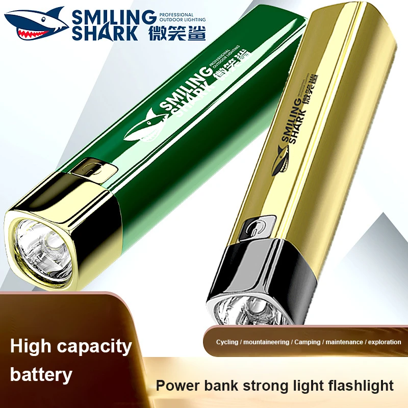 Smile Shark Led Flashlight Portable Strong | Smile Shark Flashlights ...