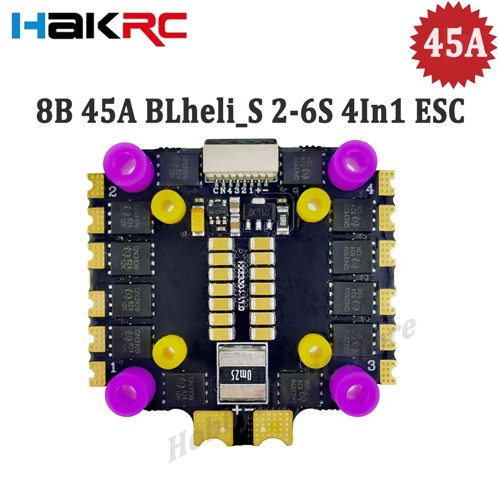 45a Esc 4in1 | Hakrc Esc | 8b45a Esc | Parts Accs - 8b45a 45a Blheli_s ...