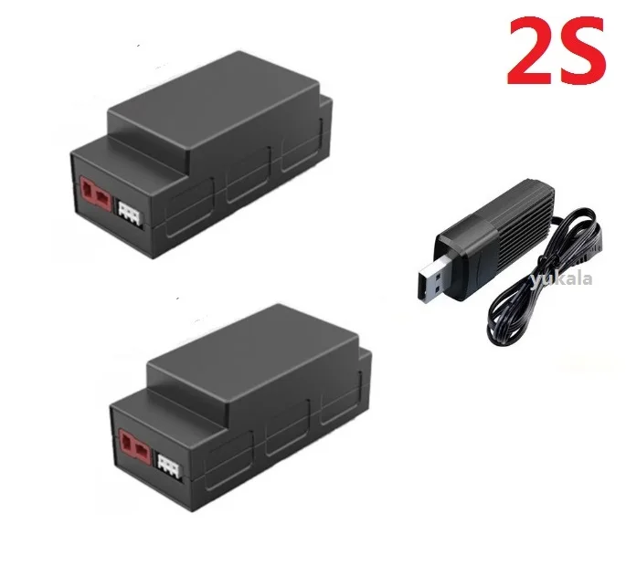 Batería Lipo Original 2S 7,4 V 1050mAh, cargador de 7,4 V para MJX Hyper Go H16H H16E 16207 ...