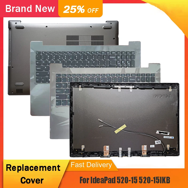 New-Laptop-LCD-Back-Cover-Palmrest-with-Keyboard-Bottom-Case-For-Lenovo ...