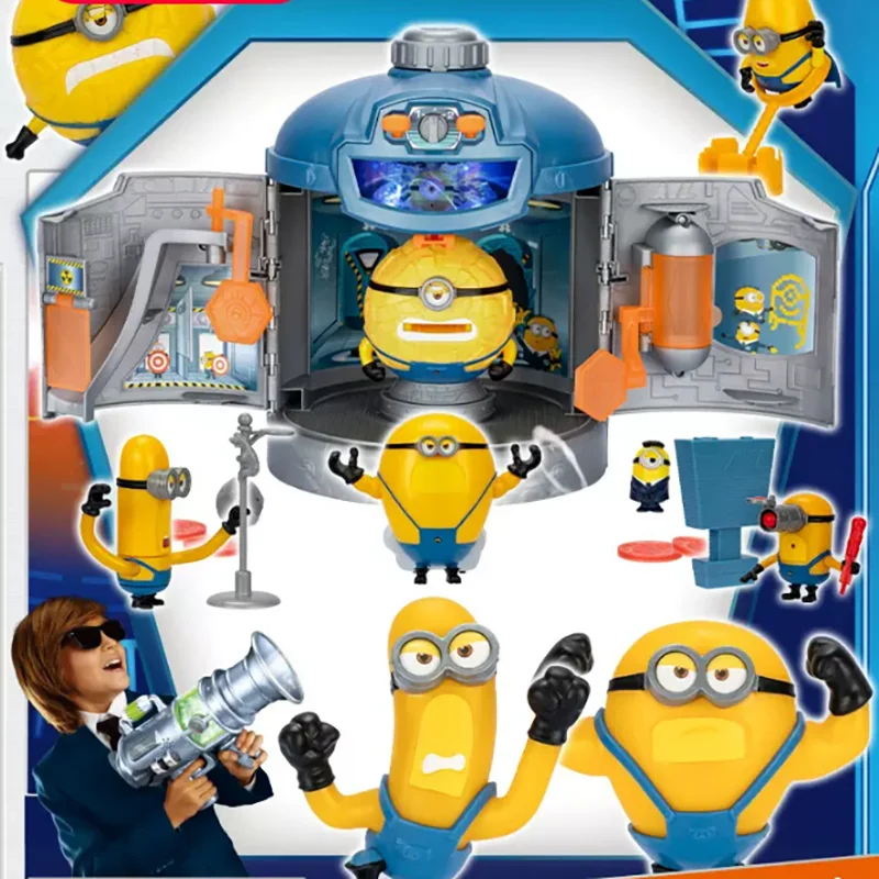 Genuine-Minions-Mini-Launcher-Cool-Muscle-Group-Toy-Mini-Fun-Fart-Gun ...