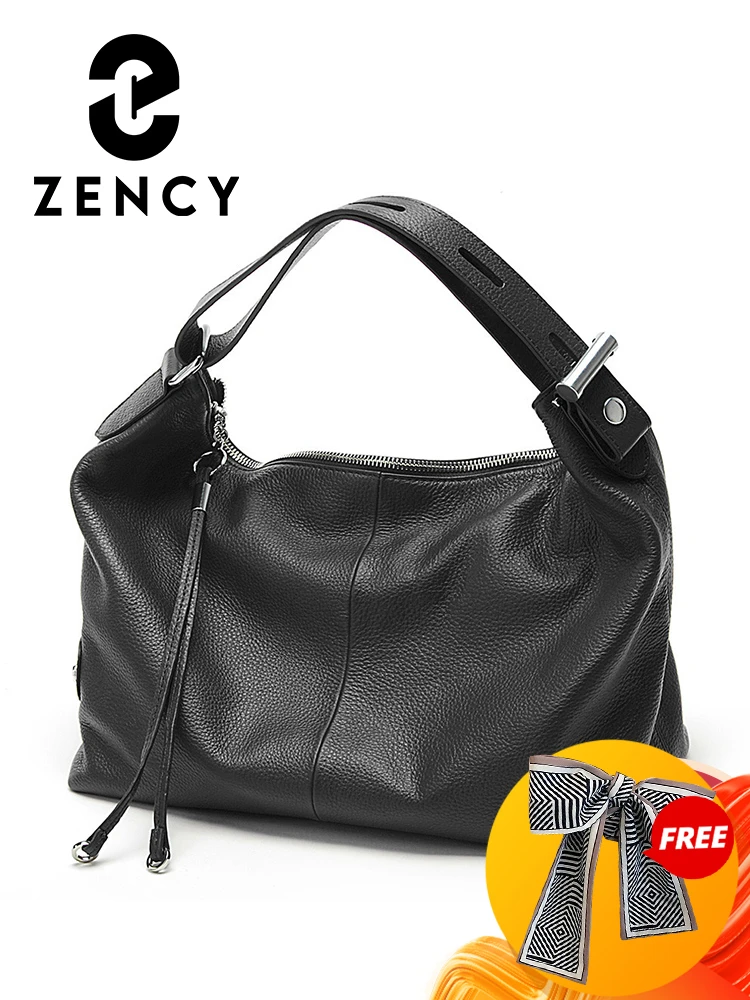Zency 100% Genuine Leather OL Style Women Tote Bag Fashion Lady ...
