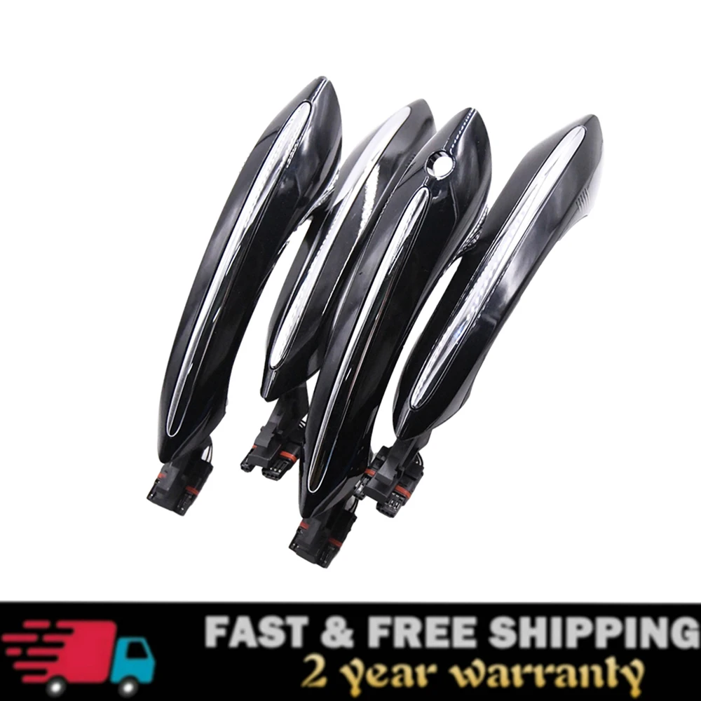 Black Color With Comfort Access Door Handle For Bmw 7 Series F01 F02 ...