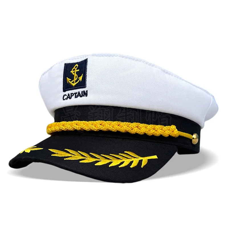 Captain-Hats-Adjustable-White-Sailors-Baseball-Caps-for-Yacht-Theme ...