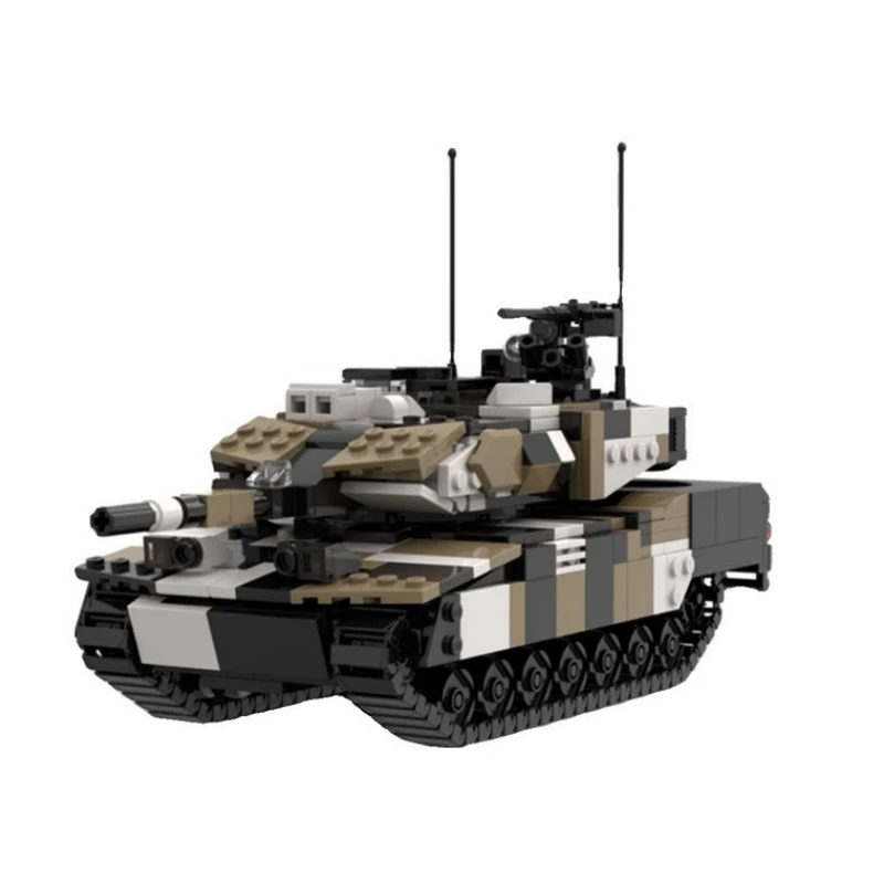 WW2-Military-Leopard-2-Tank-Tracked-Models-Building-Blocks-Kids-Adults ...