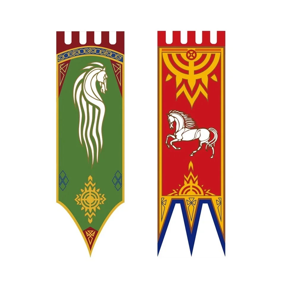 Medieval-Kingdom-Horse-Banner-Tree-Flag-Wall-Hanging-Decoration-Home ...