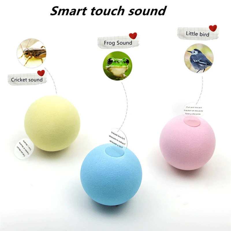 Электрическая игрушка-мяч для кошек, автоматический вращающийся ...