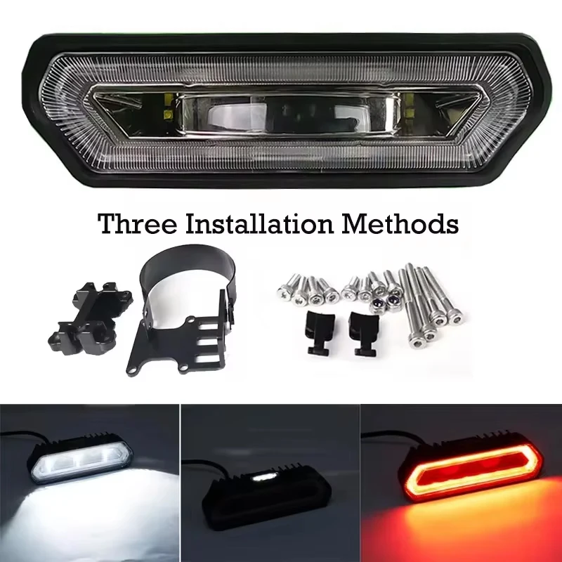 ATV UTV Universal LED Brake Tail Light Chase Lights For Can Am Maverick ...