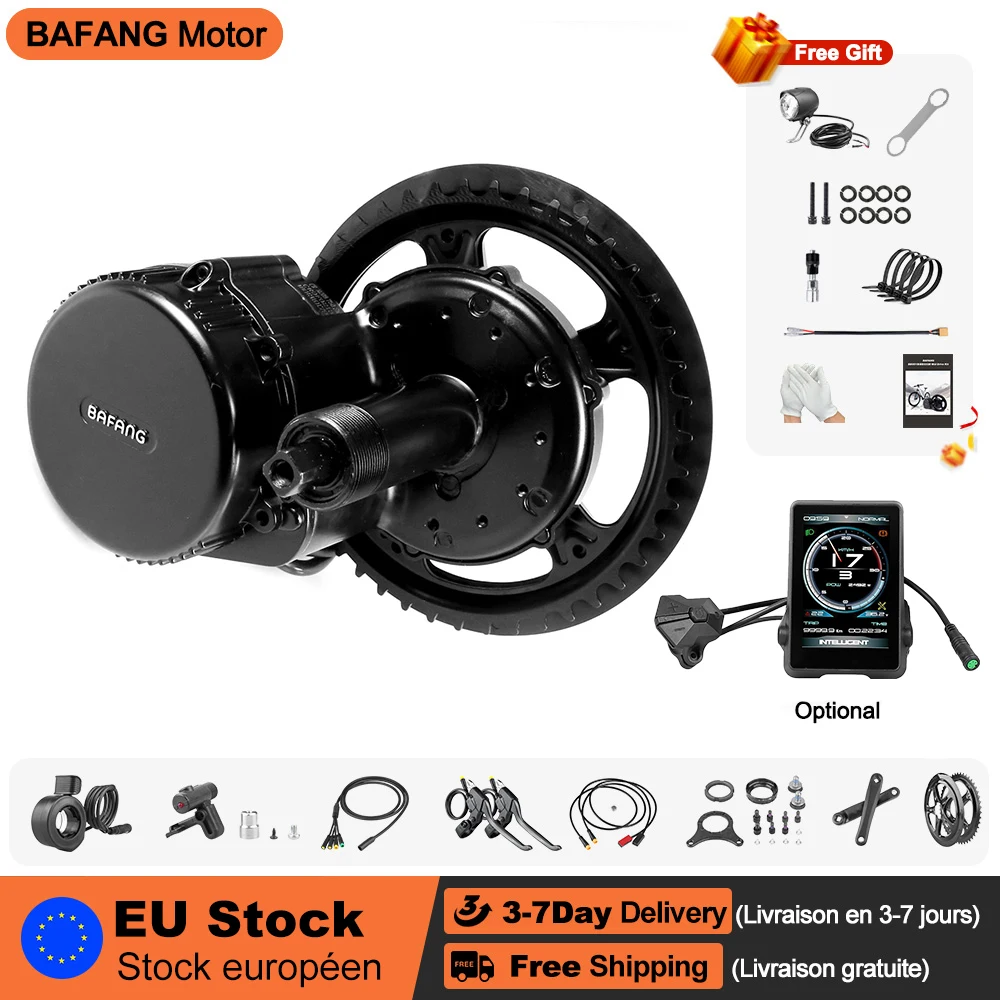 Bafang 1000W 750W 500W 250W 350W Middenaandrijving Motorkit Elektrische ...