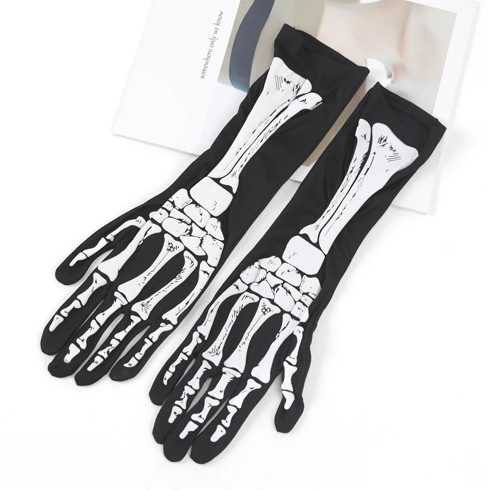 Unisex-Adult-Cosplay-Gloves-Spooky-Skull-Hand-Shape-Skeleton-Gloves ...