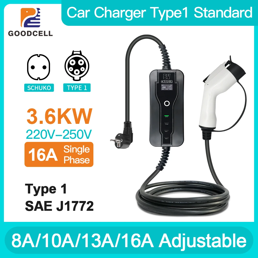 Type1-J1772-Portable-Charging-Box-Type-2-EV-charger-3-6KW-EVSE-Charging ...