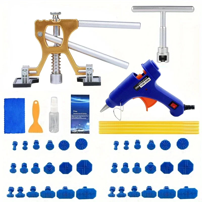 Auto-Body-Dent-Repair-Kit-Car-Dent-Puller-With-Golden-Dent-Puller-For ...