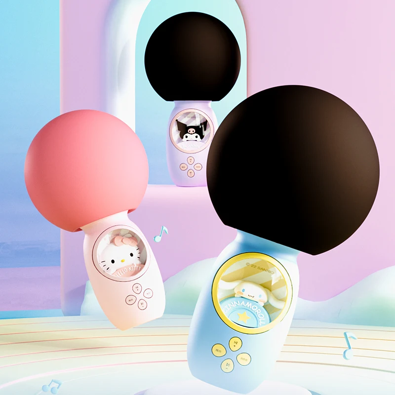 Sanrio-Hello-Kitty-Kuromi-Cinnamoroll-Space-Module-Microphone-Wireless ...