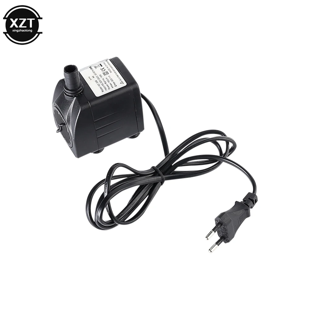 AC-220V-10W-Submersible-Water-Pump-With-LED-Ligh-Aquarium-Fountain-Air ...