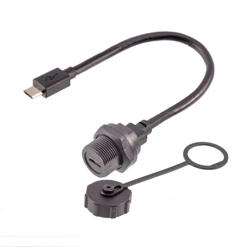 Industrial-Waterproof-0-5m-1m-2m-Extender-Data-USB2-0-Adapter-MICRO-USB ...