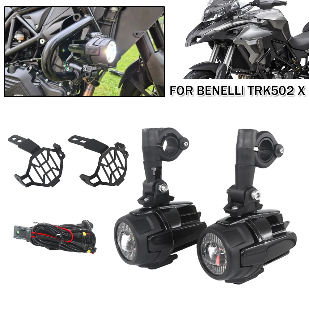 Motorcycle-Headlight-Auxiliary-Lights-Spot-Driving-Foglight-For-Benelli ...