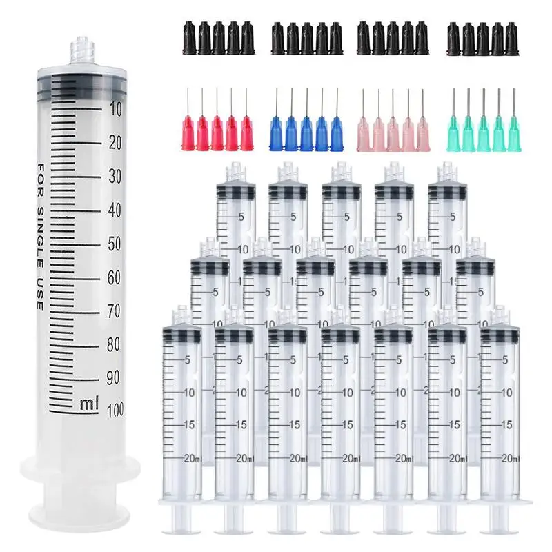 3ml-100ml-Plastic-Luer-Lock-Syringes-hydroponics-Syringe-Tools-Sampler ...