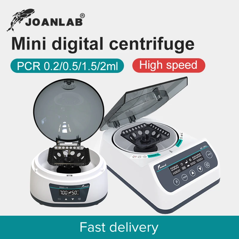 Pcr Centrifuge Machine Digital High-speed Plasma Centrifuge Lab Microcentrifuge 4000rpm 12000rpm ...