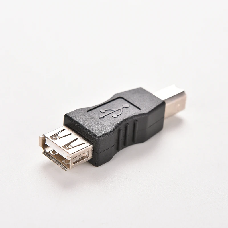 Connecteur de câble- Adaptateur USB Type A femelle vers USB Type B mâle, convertisseur pour ...