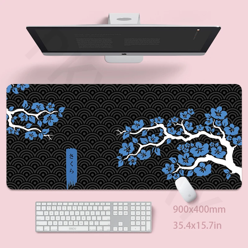 Sakura-Large-Design-Mouse-Mat-Gamer-Mousepad-Keyboard-Mat-Desk-Pad ...